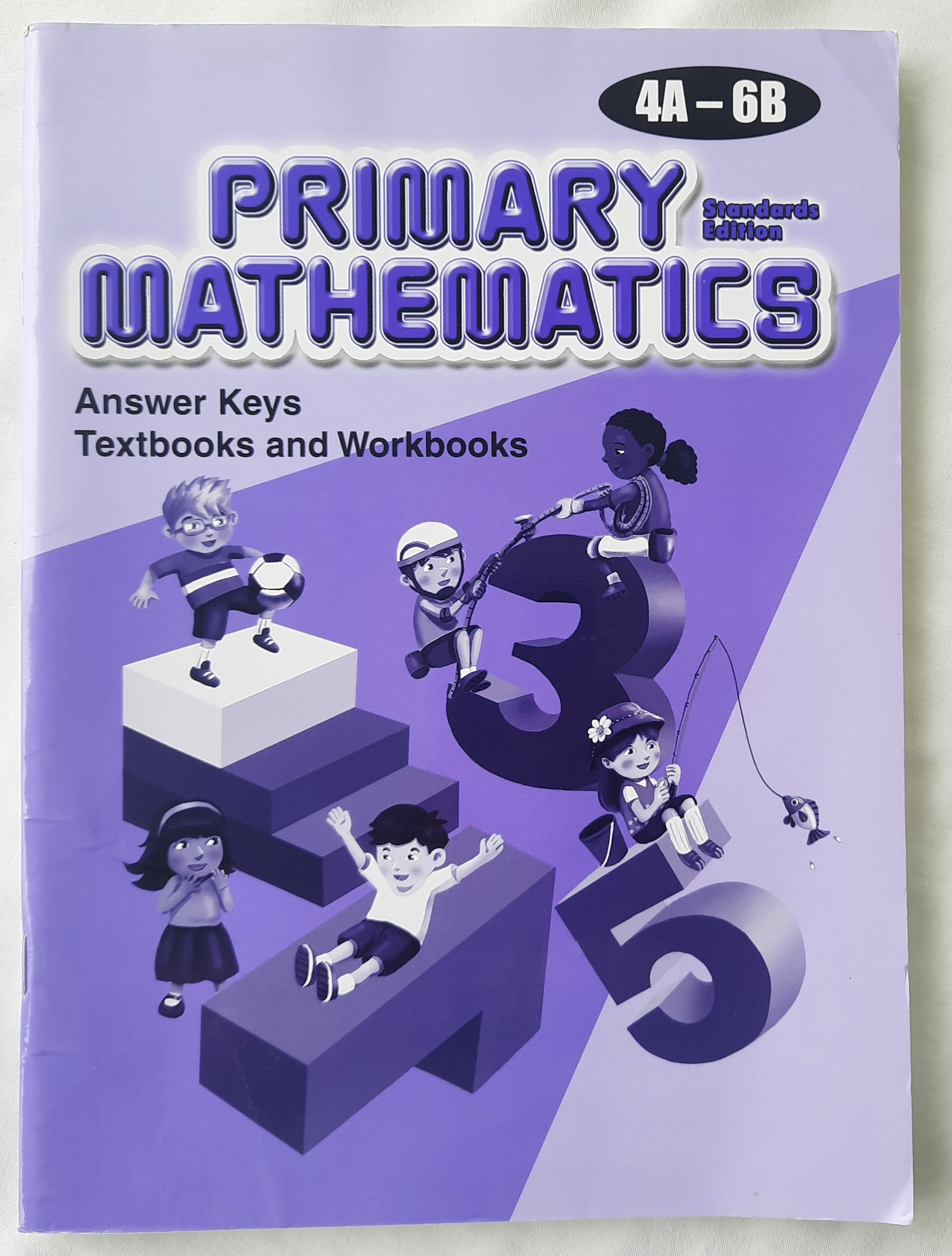 Primary Mathematics 4A-6B Answer Keys Textbooks and Workbooks by Singa ...